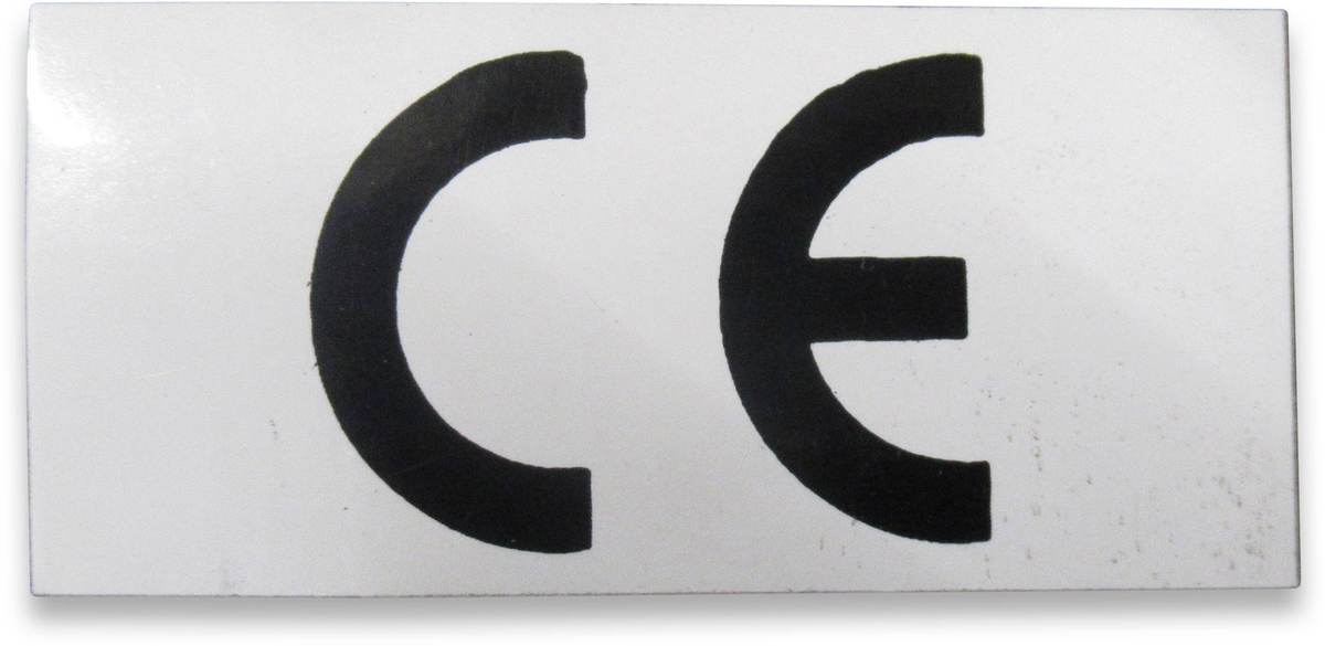 CE symbol 65x30 mm