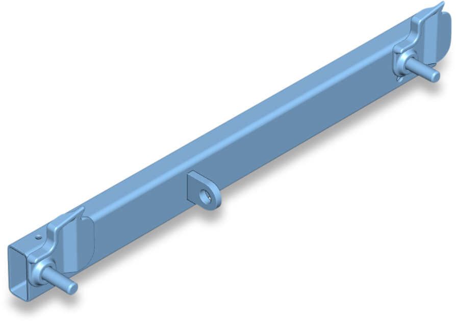 Corner stanchion sheet metal drop sides