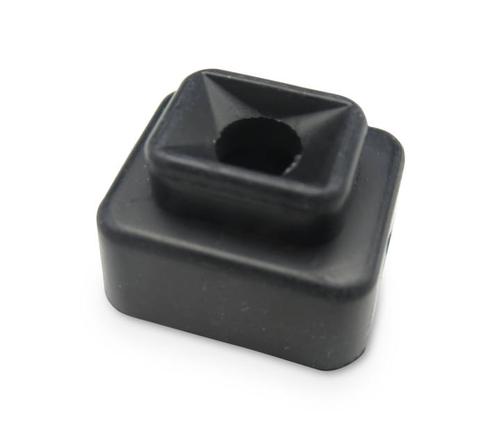 Doors retainers rubber socket 21x17mm